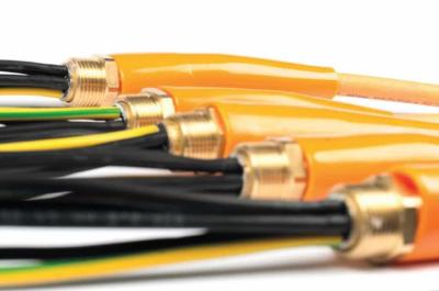 China Material inorgánico de alta temperatura aislado mineral del cable de 4 bases aislado en venta