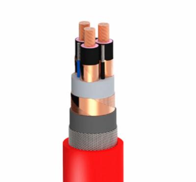 Iec 60331の炎-/鉱山のための抑制ケーブルの銅のコンダクター信号を送ること