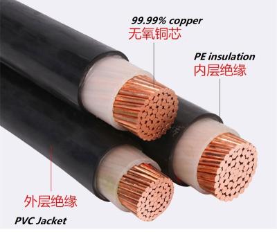 Китай Изоляция PE кабеля 0.6-1KV полиэтилена Cu/Xlpe/Pvc соединенная крестом продается