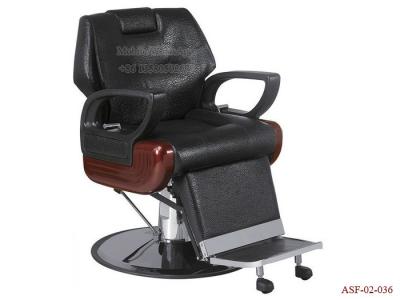 China ASF-02-036 Leather Material Plastic Armrest Barber Chair ,Luxury Beauty Salon Chair for sale