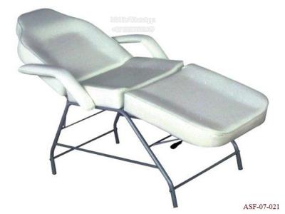 China ASF-07-021 Multifunctional Spa Furniture White Color Leather Electric Massage Bed for sale