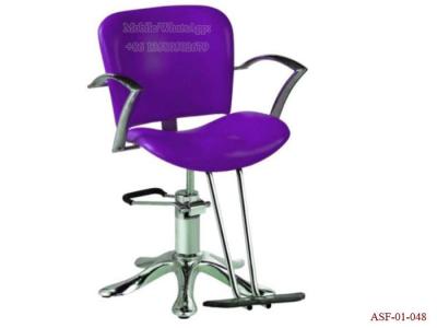 China ASF-01-048 Customized Size OEM Service Purple Color Salon Furniture Styling Chair for sale
