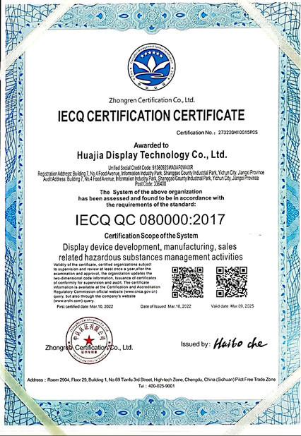 ICEQ QC080000 - shenzhen huaxianjing display touch co.,LTD