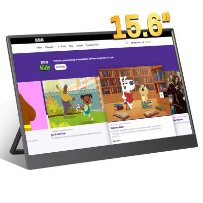 China USB / HDMI Interface 15.6 Inch LCD Monitor 1920X1080 300Cd/M2 Touch Monitor for sale