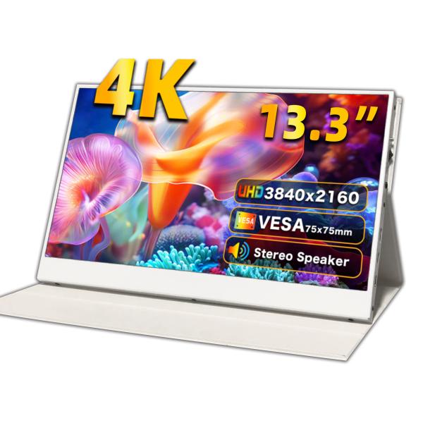 Quality 13.3 Inch Portable LCD Monitor 300 Cd/m2 Capacitive Touch Monitor 3840x2160 for sale
