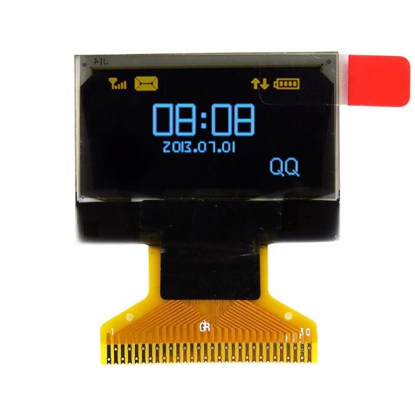 Quality Custom 0.96 SPI OLED Display 30 Pin 128x64 Module Tri Color Options SSD1306 for sale