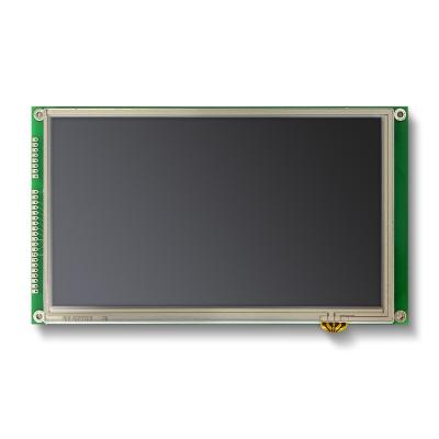 China 7 Inch Vehicle LCD Display 800X480 400 Cd/M2 Bit Interface With Resistive Touch Screen for sale