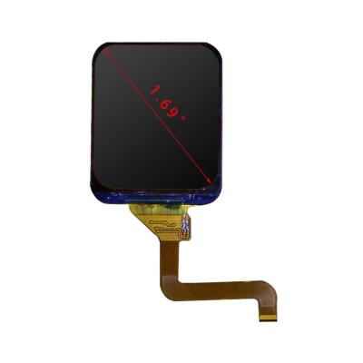 China 1.69 Inch Round Lcd Display 240*280 Resolution 400 Brightness SPI Interface Driver IC ST7789V for sale