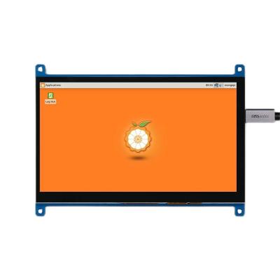 China Type C Interface 7 Inch UART LCD Touch Screen Module 1024X600 350 Brightness for sale
