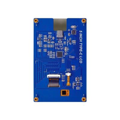 China 5 Inch Capacitive Touch UART LCD Display 720X1280 350 Cd/M2 Type C Interface for sale