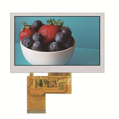 China 500 Brightness 4.3 Inch LCD Module 800x480 LCD Touch Display Module c for sale