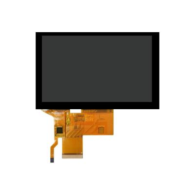 China Custom Design LCD Touch Screen Panel 5 Inch IPS Capacitive Touch Panel 800x480 350Cd/M2 for sale