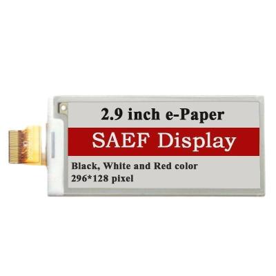 China 2.9 Inch 128x296 E Paper Display Module Sunlight Readable Screen SPI interface for sale