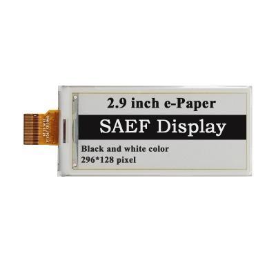 China 2.9 Inch 128x296 E Paper Display Module Sunlight Readable Screen SPI interface for sale