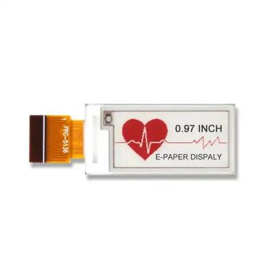 China OEM Electronic Paper Display 0.97 Inch Color Epaper Display 88x184 SPI Interface for sale