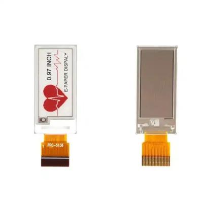 China OEM Electronic Paper Display 0.97 Inch Color Epaper Display 88x184 SPI Interface for sale