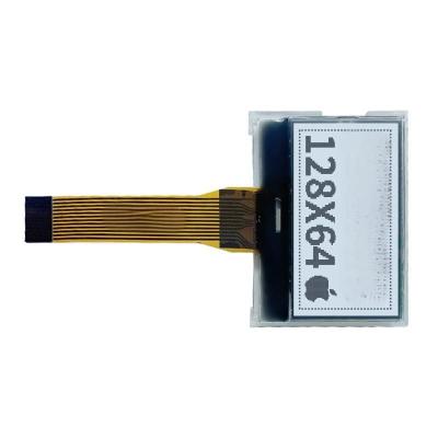 China 200 Cd/M2 Brightness Monochrome LCD Screen 128x64 Dot Matrix LCD Display for sale