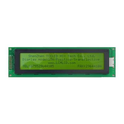 China 350cd/M2 Brightness COG LCD Display 6 Inch 40 Characters X 4 Lines Display for sale