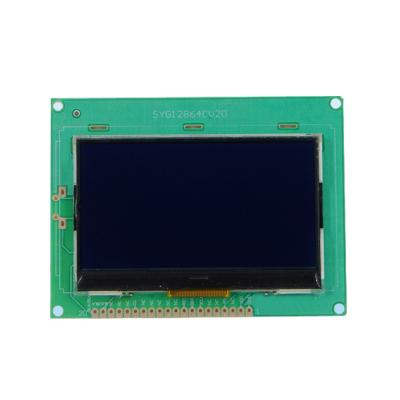 China Parallel Interface 3 Inch COG LCD Module 350 Cd/M2 128x64 20 Pin LCD Display for sale