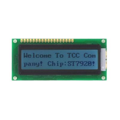 China Custom 144x32 Resolution 2.5 Inch STN Display 18pin 350 Brightness Driver IC ST7920 for sale