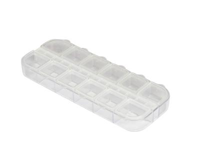 China Nail Art Tools empty nail art plastic rhinestone box for sale
