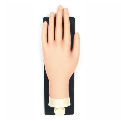 China Nail Salon Practice Hand Soft Plastic Fake Practice Hand for Nail Art Training for sale