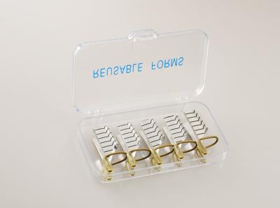 China reusable silver / gold nail forms Nail Art Tools for nail art making C curve for sale