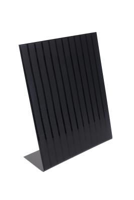 China black / clear acrylic nail polish display rack with L Shape for sale