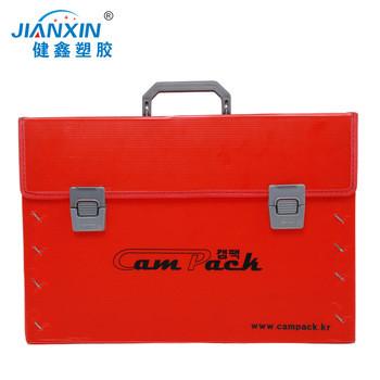 China Exclusive Custom Waterproof Corrugated Plastic Briefcase/Box for sale