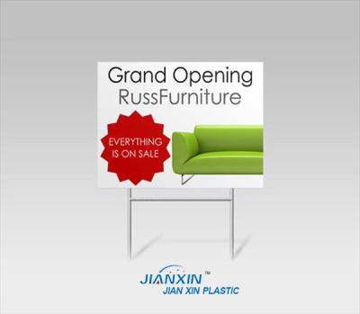 China Cheap for Advertisement Plastic Correx Board Printing/Corflute Signs Australia for sale