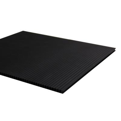 China Cheap 6mm Blue/Black PP Corrugated Plastic /Cordek Correx Sheet 8x4 for sale
