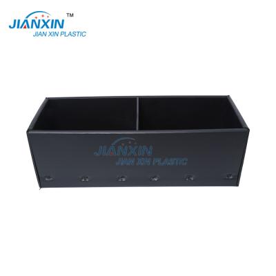 China Black Colour Anti-static PP Plastic Corrugated Boxes /Light Weight for sale