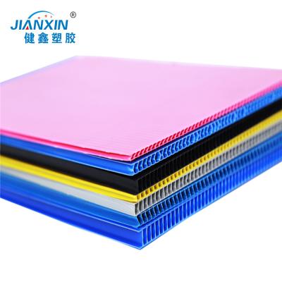China 1.8mm -12mm Polypropylene Transparent Plastic PP Hollow Sheet for sale