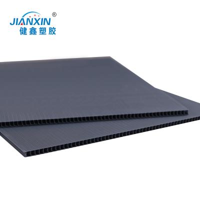 China Black Corrugated Plastic Sheets 4x8/ 2-12mm Non -pollution Coroplast Sheets for sale