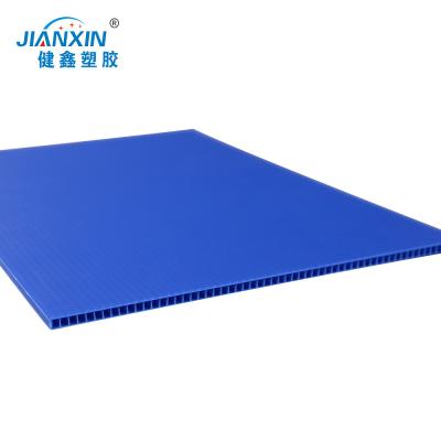 China Blue Corflute/Coroplast/Correx Corrugated Plastic Sheets for Layer Pad for sale