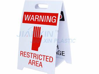 China Customized PP Hollow Core Plastic Sign Sheets / Board for sale