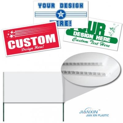 China Colorful Advertising / Silk-screen Printing /Corrugated Plastic Signs Walmart for sale