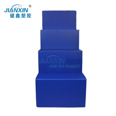 China Factory Price OEM PP Coroplast Corrugated Plastic Display Stand for sale