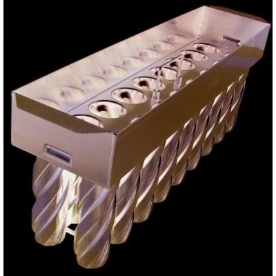 China Ice pop molds stainless steel ice frozen pop mod SS drill shape with stick holder for sale