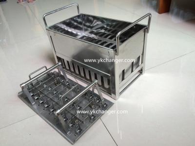 China stainless steel ice cream mold ice cream molds set with stick holder for sale