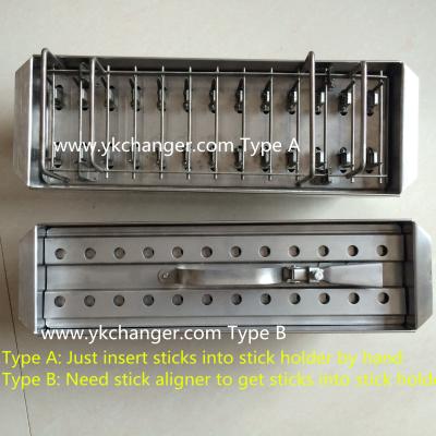 China Steel ice pop mold stainless popsicle mold high quality with stick holder commercial use for sale