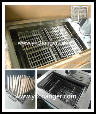 China Commercial Ice cream maker mold ice pop frozen machine mold basket with stick extractor for sale