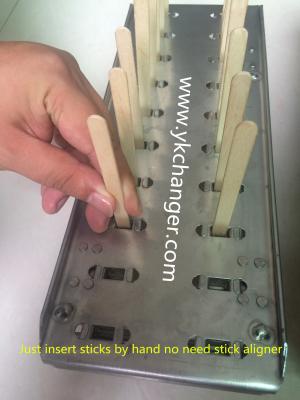 China SUS 304 316 ice cream moulds ice lolly moulds with stick holder manual molds commercial use 2x10 20pieces 90ml for sale