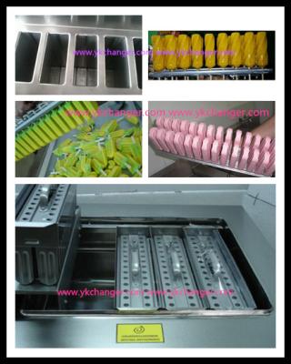 China Popsicle producer molds stainless steel ice moulds channel glycol freezer or brine tank ataforma type for sale