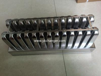 China Gelado que forma o tipo de aço inoxidável do ataforma do brida dos moldes 2x14 63ml com o suporte liso da vara de alta qualidade à venda