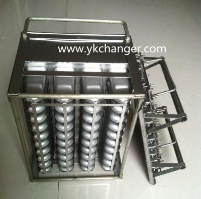 China Stainless steel ice pop molds basket ice pop molds with stick holder 90ml 40pieces plasma robot welding high quality for sale