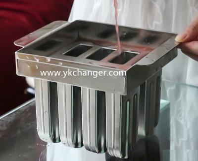 China Ice cream popsicle molds DIY home use 8cavities high quality food grade with stick holder ready in warehouse fast shipp for sale