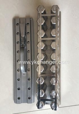 China Ice cream popsicle moulds stainless steel 2x9 18cavities 82ml hexgonal with stick holder plasma robot welding for sale