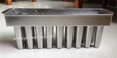 China Stick ice lolly popsicle moulds stainless steel 2x9 18cavities 35 to 100ml with stick holder plasma robot welding for sale