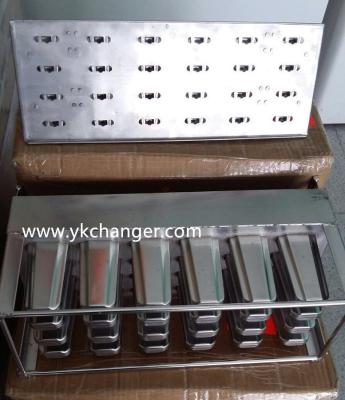 China Stick house ice cream molds stainless steel italian type 4X6 commercial use high quality including stick extractor for sale